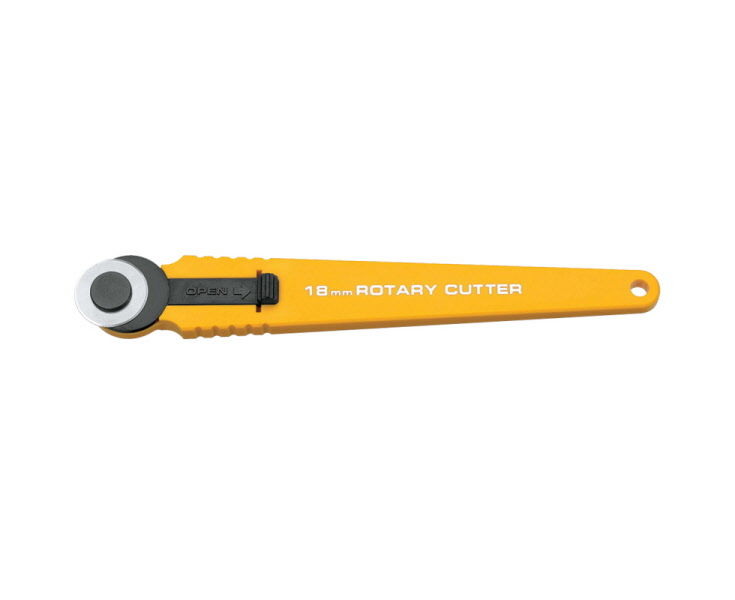 Cutter rotatif OLFA RTY-4G | Découpes et bords fins | 18 mm
