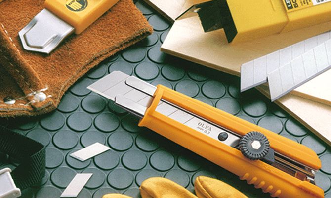 Cutter antidérapant OLFA NH-1 | 25 mm