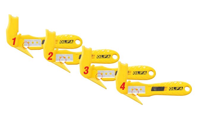Cutter de sécurité OLFA SK-10 | Ouverture de cartons | 12,5 mm| 1 ...